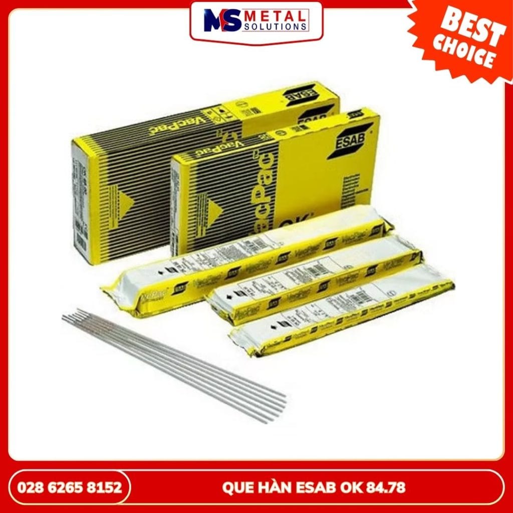 Que hàn chống mài mòn ESAB OK 84.78 - Metal Solutions | Giải pháp phun ...